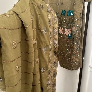 Dresses | 3pc Organza Kameez Shalwar | Poshmark